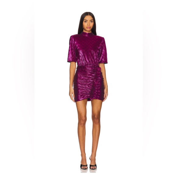 SAYLOR | Dresses | Saylor Pink Sequin Ruched Bodycon Mini Dress | Poshmark